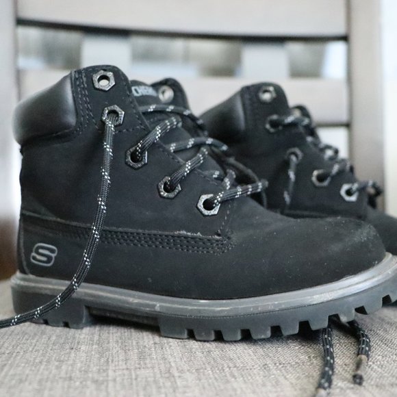 Skechers | Shoes | Sketchers Kids Mecca Bunkhouse Lace Up Boot | Poshmark